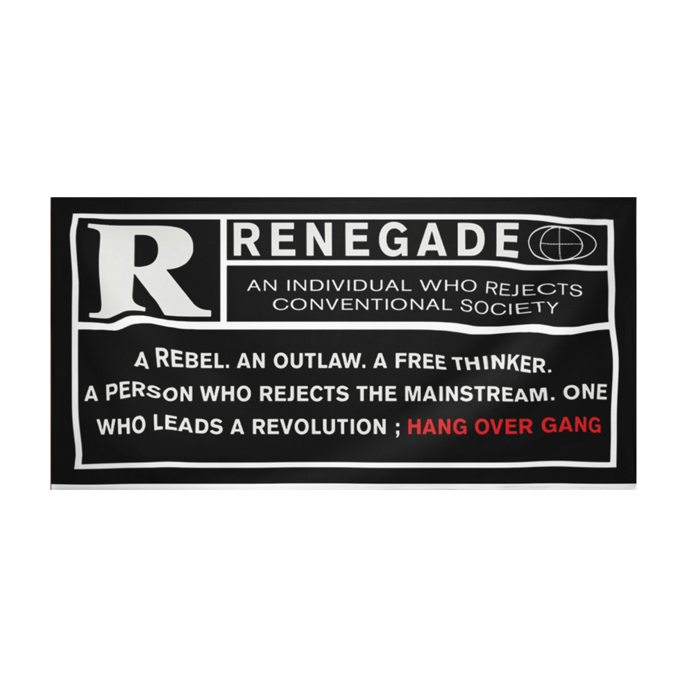 "Rated R" HOG Flag – HANG OVER GANG