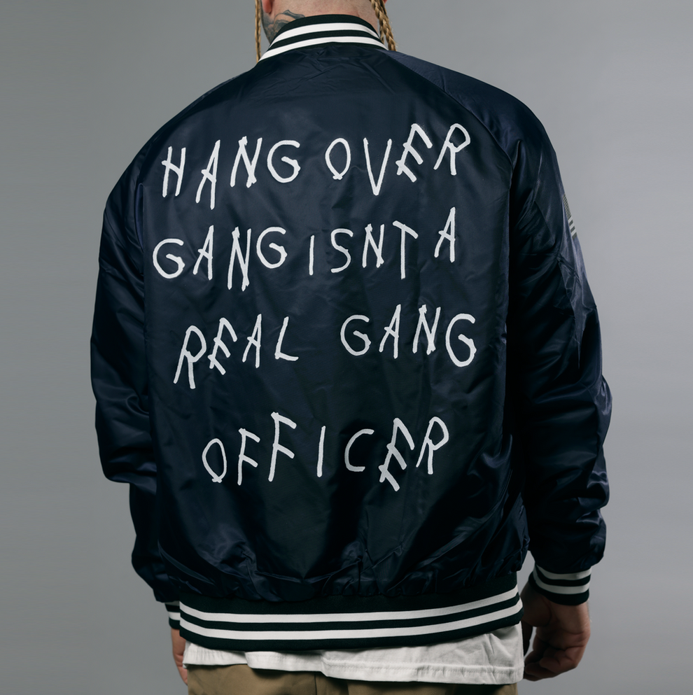 "Real Gang" Bomber Jacket – HANG OVER GANG