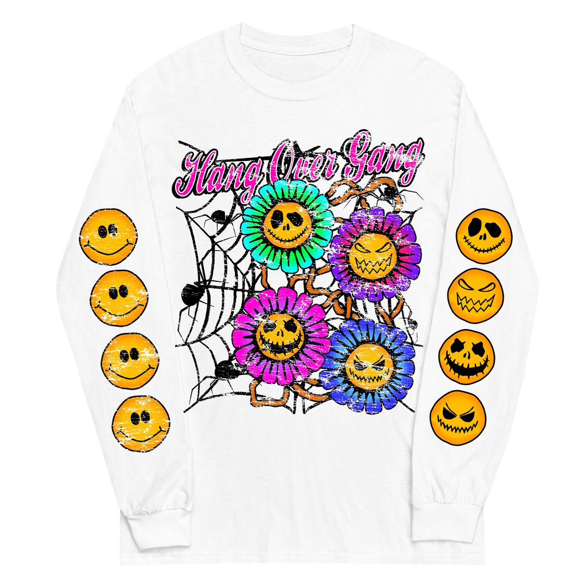 "Smiley Daisy" HOG Long Sleeve Shirt – HANG OVER GANG