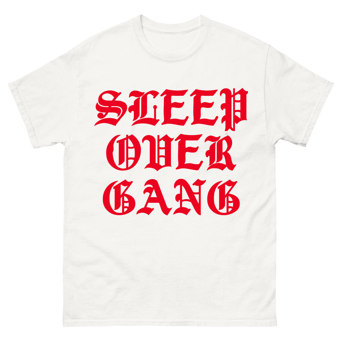"Sleep Over Gang" PJ shirt – HANG OVER GANG