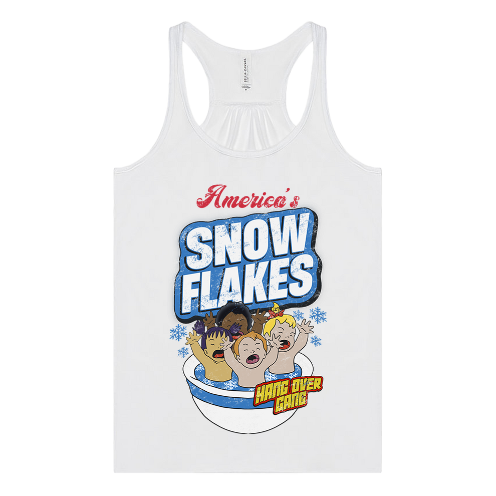 Womens "SnowFlakes" Racerback Tank – HANG OVER GANG