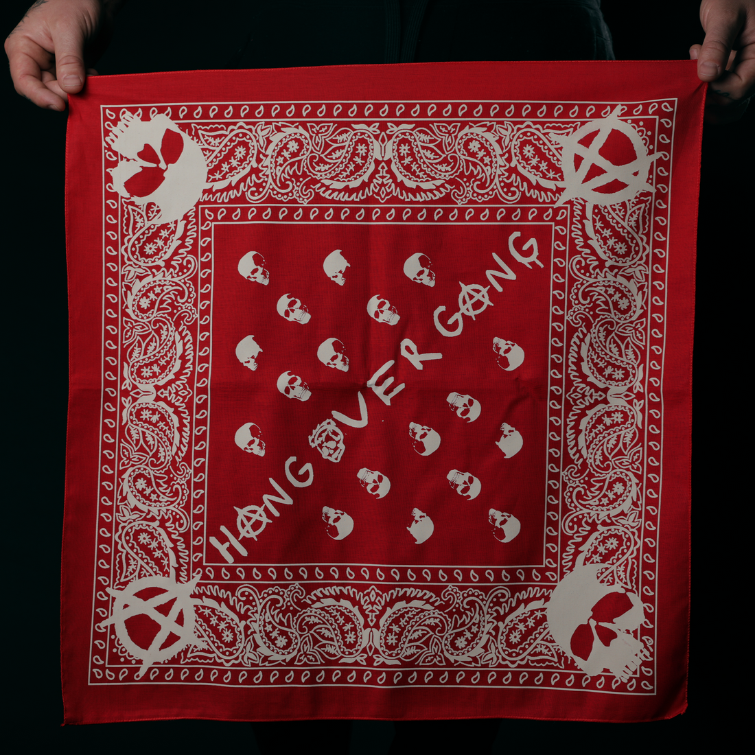 HOG Bandana in Red – HANG OVER GANG